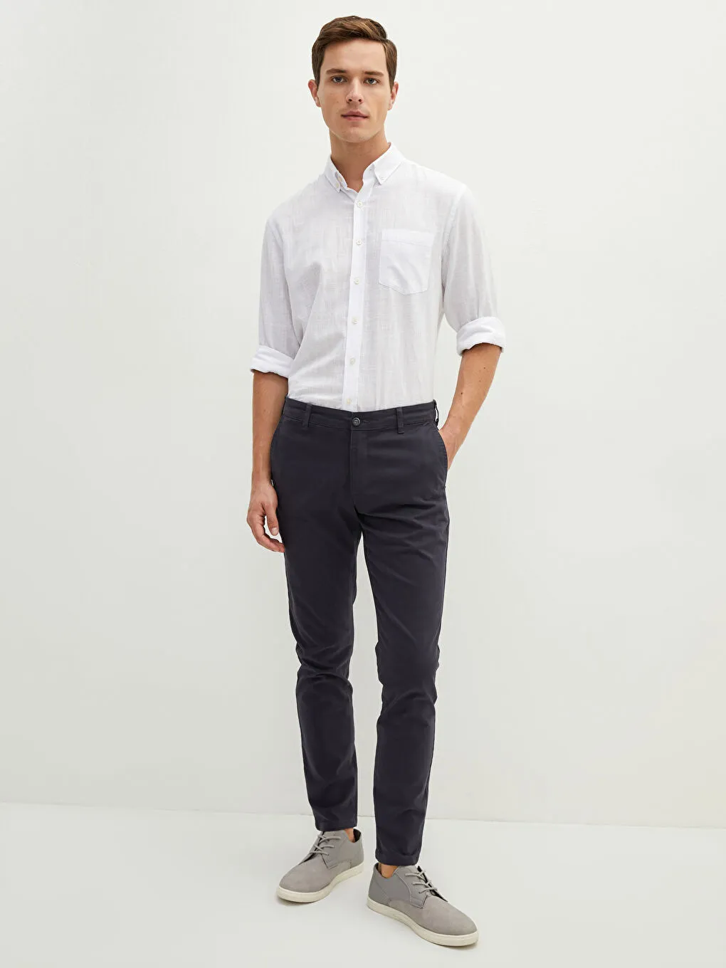 LCWAIKIKI Classic ANTRASIT Chino pantalone