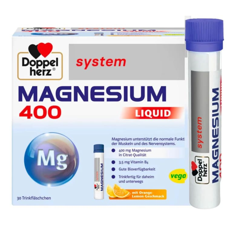 Doppelherz System Magnesium 400 Liquid 30 ampula