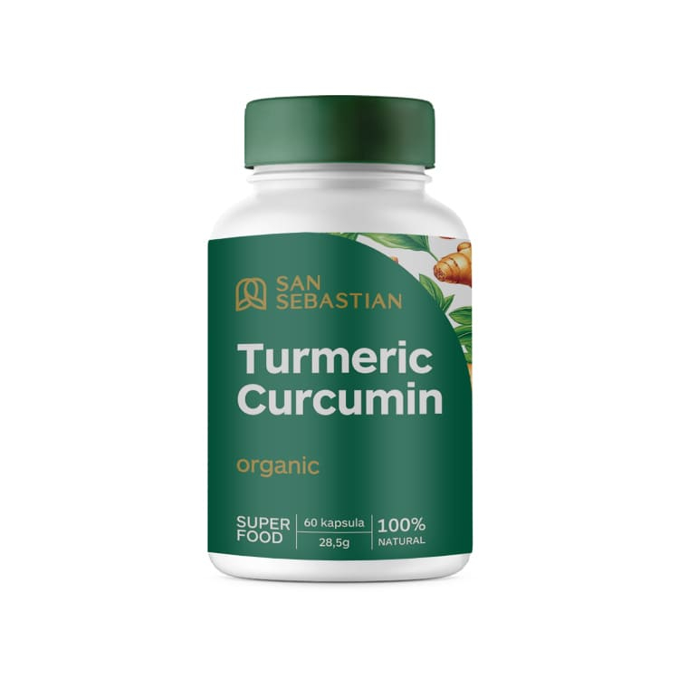 San Sebastian Turmeric Curcumin 60 kapsula