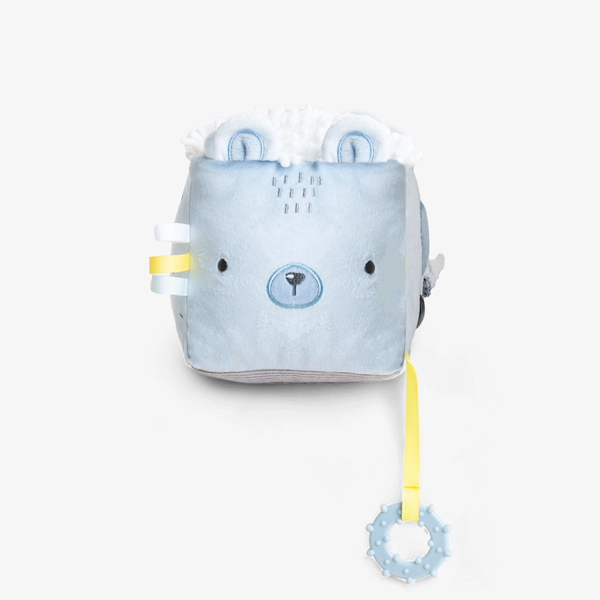 Kikka Boo Plišana igračka za bebe Kocka Bear with Me Blue KKB10395