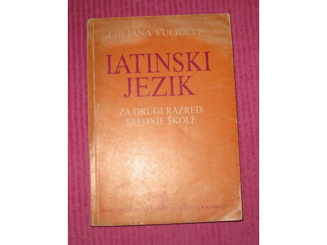 LATINSKI JEZIK 2, ZAVOD