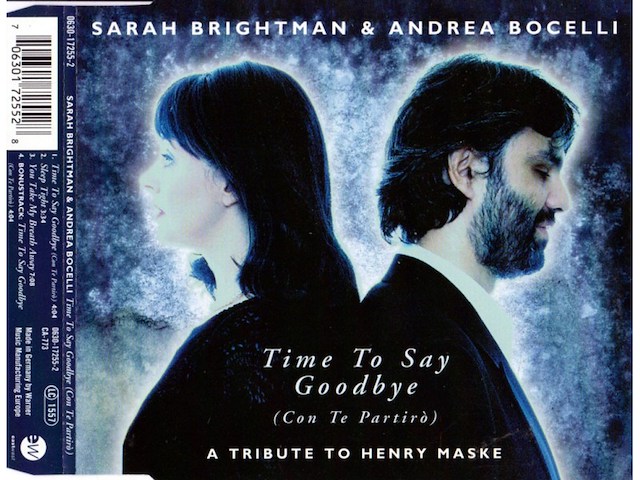 Sarah Brightman &; Andrea Bocelli - Time To Say Goodbye