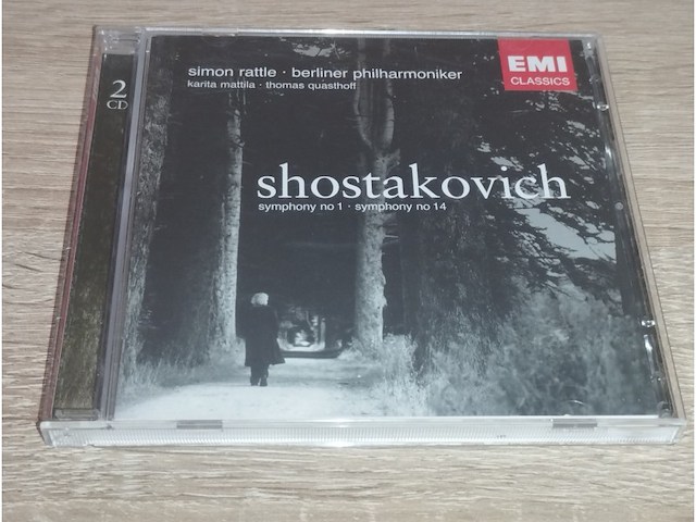 Shostakovich : Symphonies 1&;14 Simon Rattle 2CDa