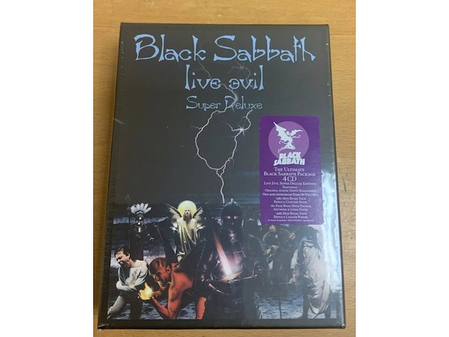 Black Sabbath - Live Evil Super Deluxe Box Set 4CD