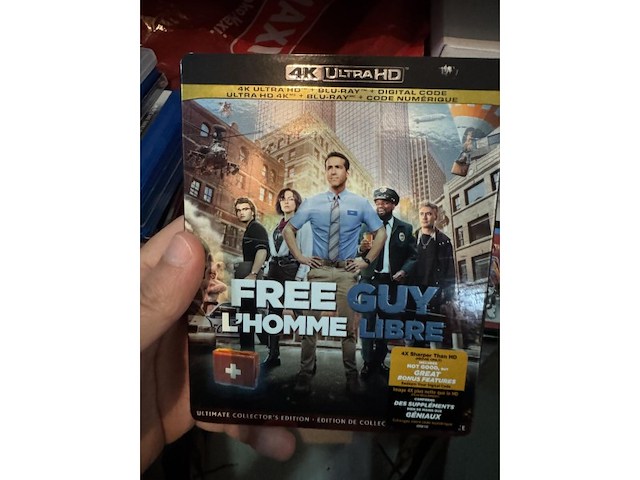 Free Guy 4k blu ray