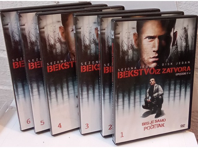 BEKSTVO IZ ZATVORA, PRISON BREAK DVD 1-6