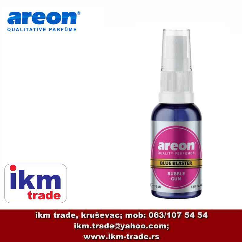 AREON BLUE BLASTER BUBBLE GUM – auto parfem – ŽVAKA 30ml