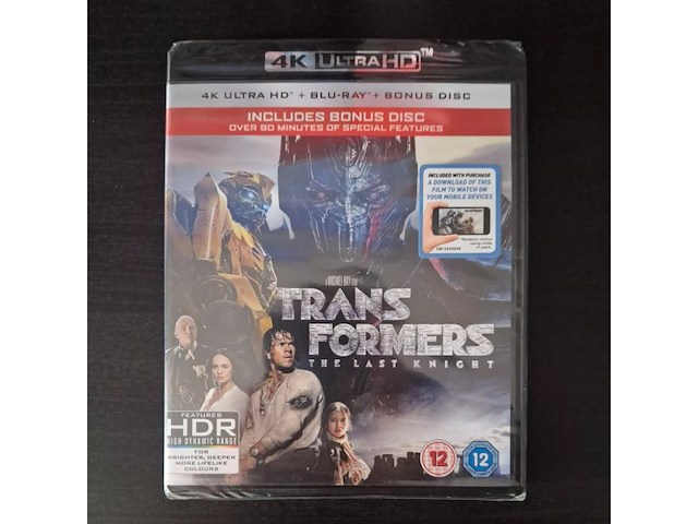 Transformers - The Last Knight 4K UHD + 2 Blu-Rays