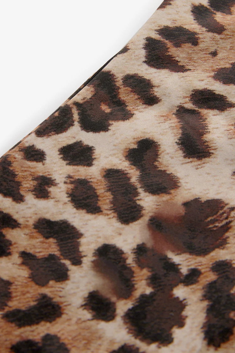 Brown Leopard Brazilian Bikini Bottoms