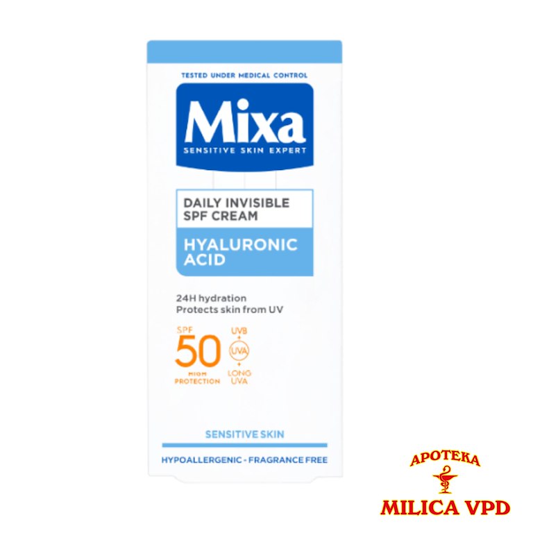 Mixa dnevna krema sa SPF 50+ 50ml