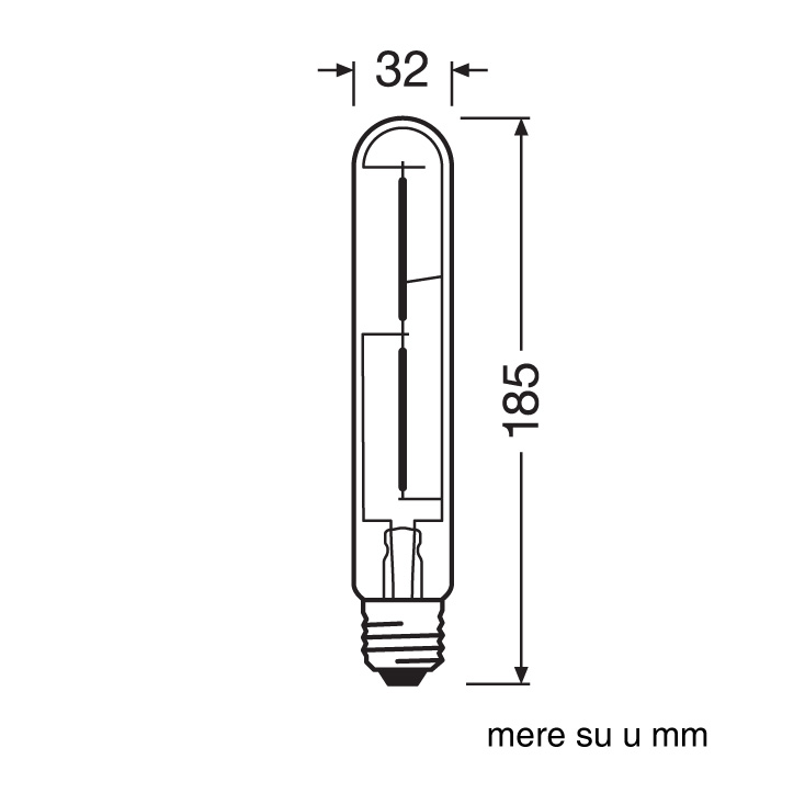 LED filament sijalica toplo bela 4W OSRAM