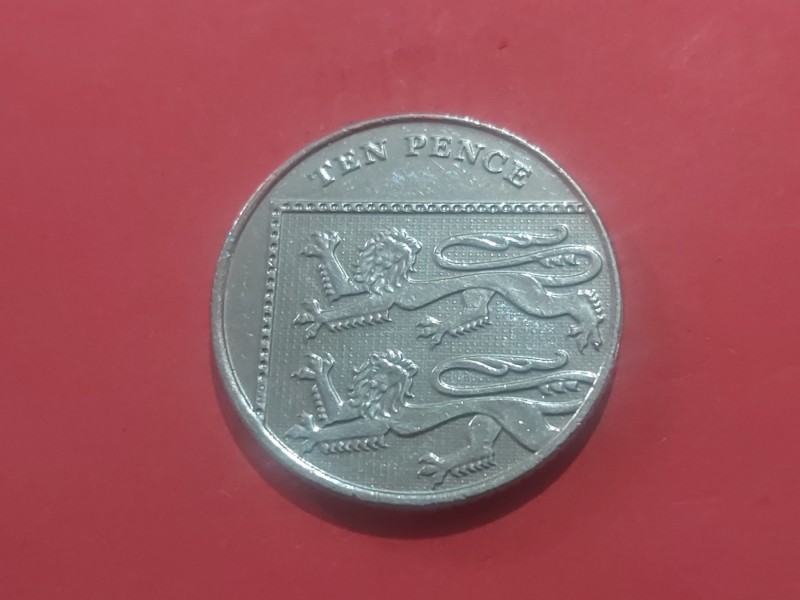 Britanija - 10 pence 2014 god