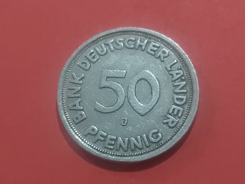 Nemačka - 50 pfennig 1949 god J