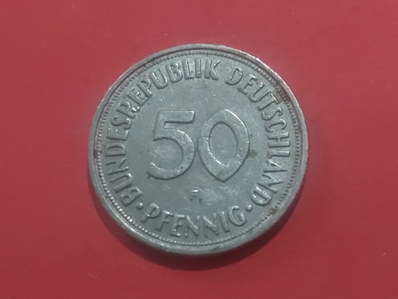 Nemačka - 50 pfennig 1967 god F