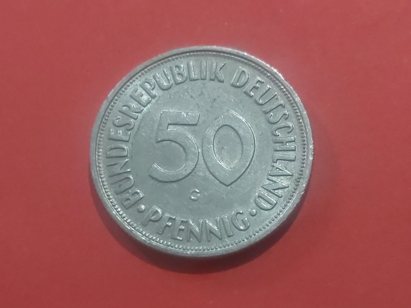 Nemačka - 50 pfennig 1968 god G