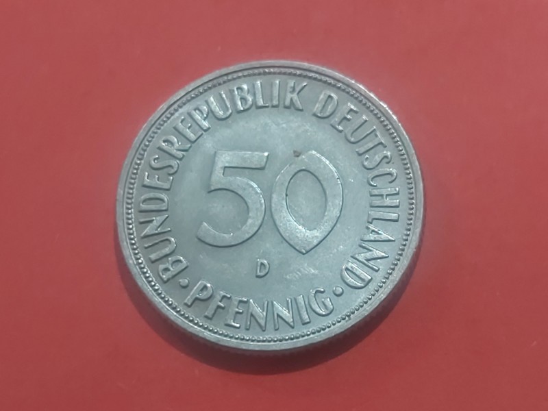 Nemačka - 50 pfennig 1970 god D