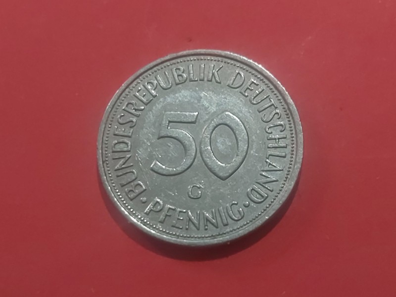 Nemačka - 50 pfennig 1976 god G