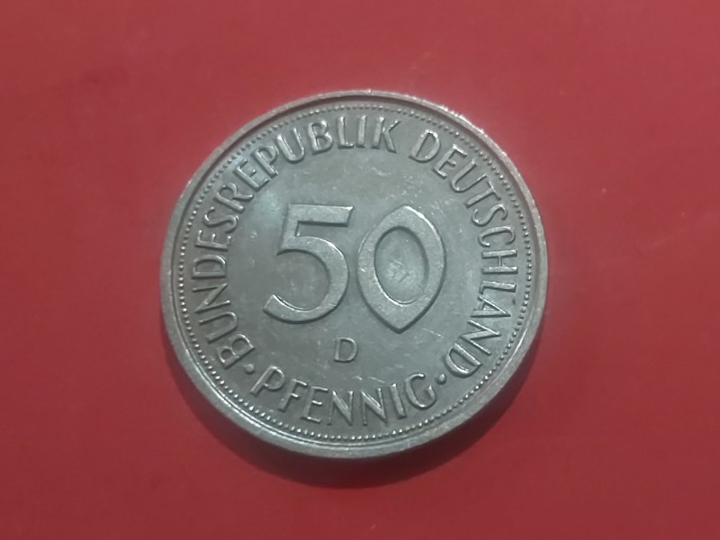 Nemačka - 50 pfennig 1992 god D