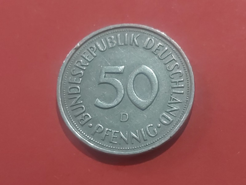 Nemačka - 50 pfennig 1993 god D