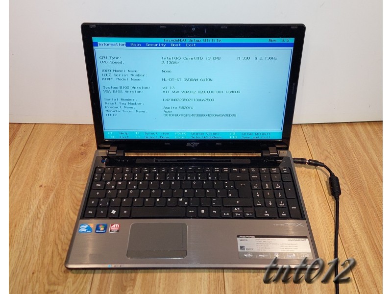 == ACER Aspire 5820T / Intel i3-330M / 4Gb/ 15,6 LED ==