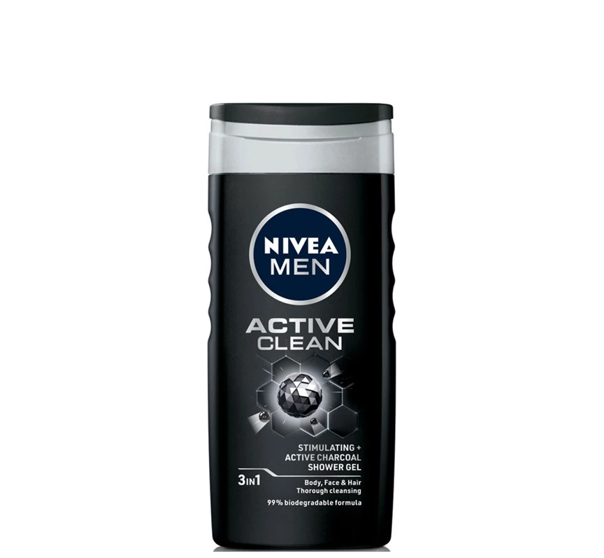 NIVEA GEL ZA TUŠIRANJE 250ML MEN ACTIVE CLEAN 84045