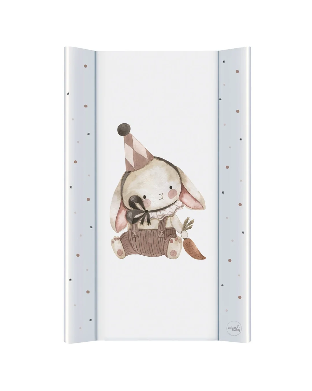 Tvrda podloga za presvlačenje – Clown Bunny – 50x80cm