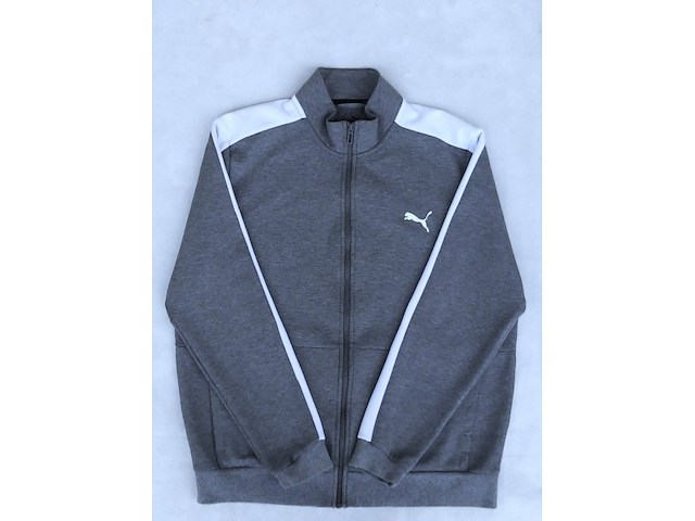 PUMA Track Jacket Full Zip Gray White-NOVO vel.L