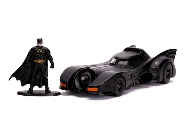 1:32 1989 Batmobile 13 cm Diecast Vehicle with Batman