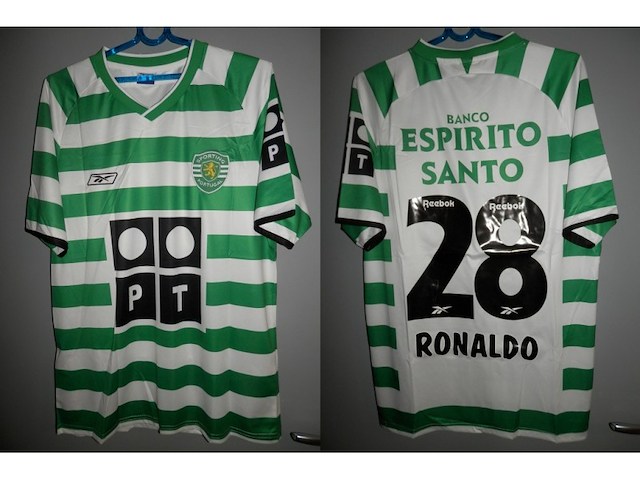 Sporting dres 2003-04 Cristiano Ronaldo 28