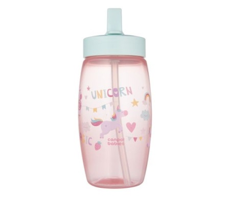 Canpol babies sportska solja sa savitljivim kljunom od 400ml unicorns 56/618_pin ( 56/618_pin )