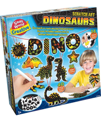 Creative Toys Kreativni set za decu Ogrebi sliku dinosaurusa - 1037264