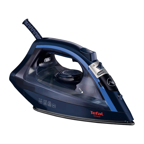 Pegla Tefal FV1713, 2000 W, 200 ml, Tamno plava