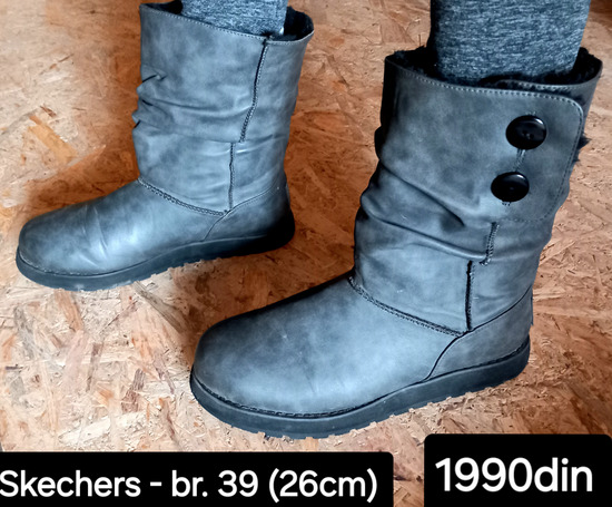 Skechers ženske zimske čizme ugsice sive br. 39