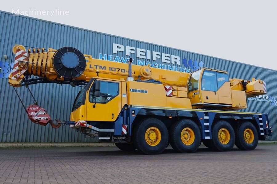 Liebherr LTM1070-4.1 Diesel, 8x6x8 Drive, Hydr. Jib, 6 Sect pokretna dizalica