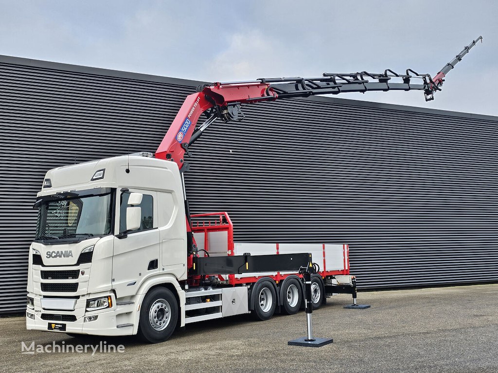 Scania 560R / HMF 50 t/m / JIB / LIER pokretna dizalica