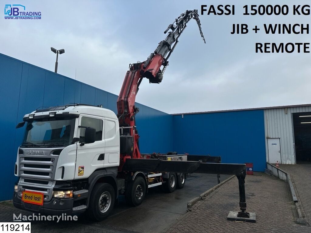 Scania R 420 8X2, EURO 3, Fassi, JIP, 150.000 KG pokretna dizalica