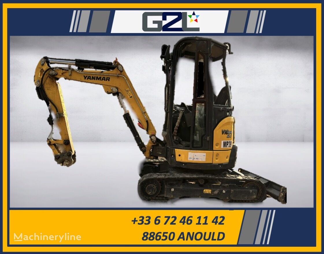 Yanmar Vio 27-6 *ACCIDENTE*DAMAGED*UNFALL* mini bager nakon udesa