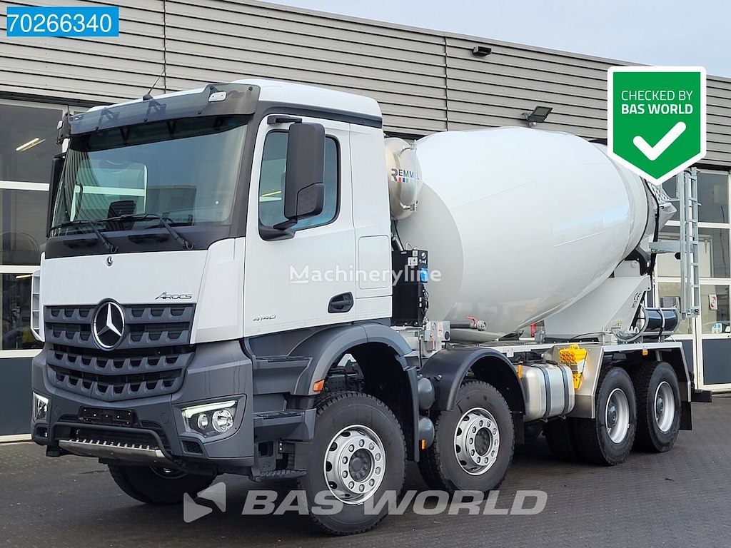 Novi Mercedes-Benz Arocs 4140 8X4 NEW! 10m3 Remmel German mixer Big-Axle Euro 3 kamion s mešalicom za beton