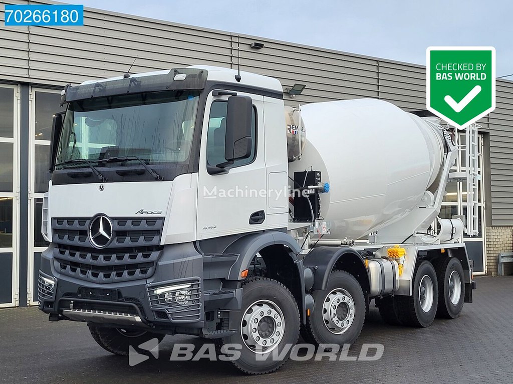 Novi Mercedes-Benz Arocs 4142 8X4 NEW 10m3 Remmel Mixer Big-Axle Steelsuspension Eu kamion s mešalicom za beton