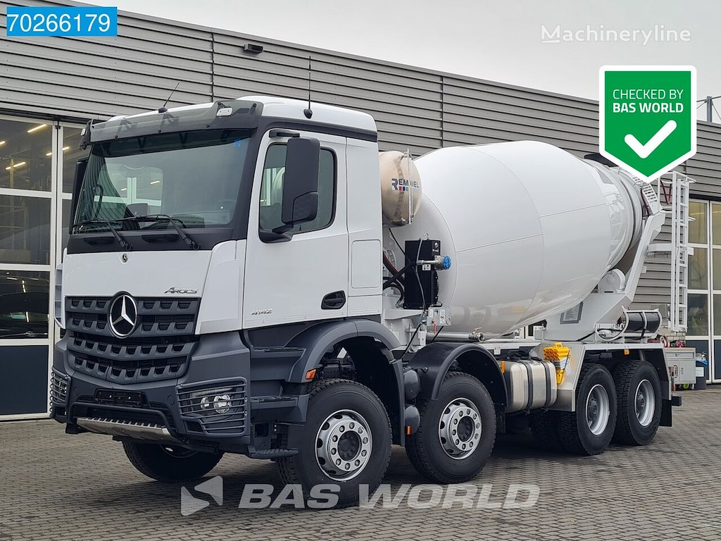 Novi Mercedes-Benz Arocs 4142 8X4 NEW Remmel Mixer10m3 Big-Axle Steelsuspension Eur kamion s mešalicom za beton