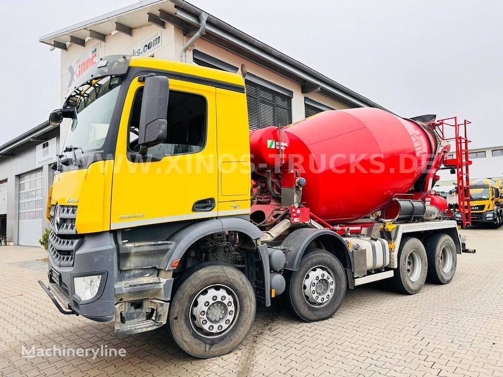 Stetter na šasiji Mercedes-Benz Arocs 3240 kamion s mešalicom za beton