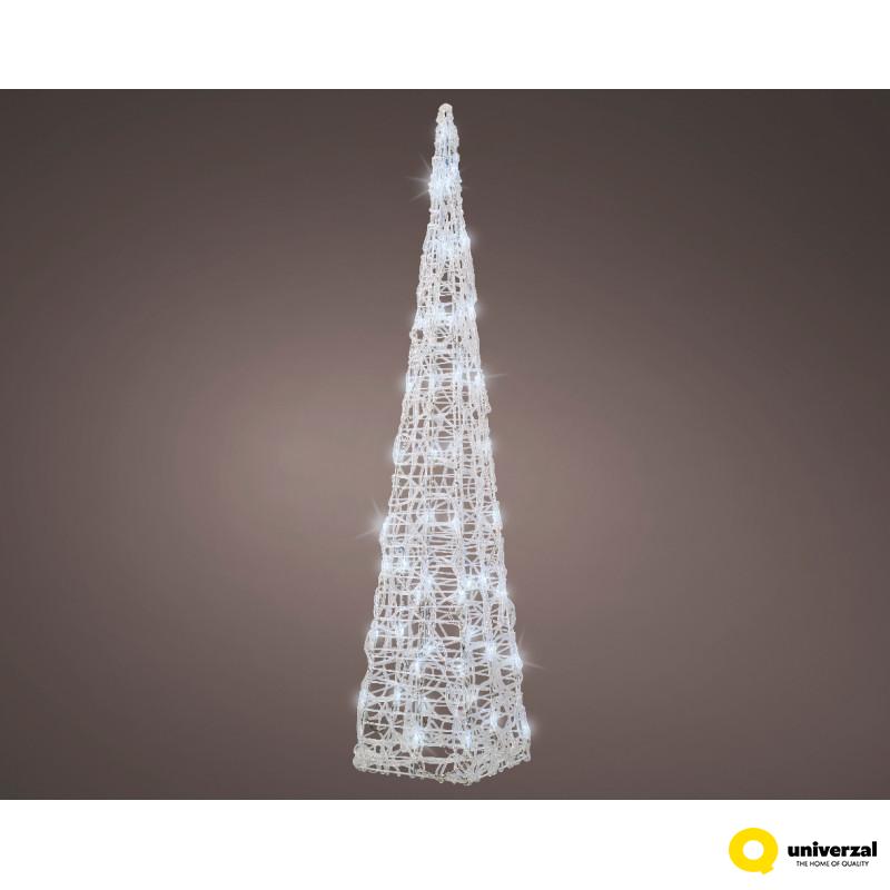 FIGURA NOVOGODIŠNJA SA LED SVETLOM OBLIK KUPE 89CM OUTDOOR 491440