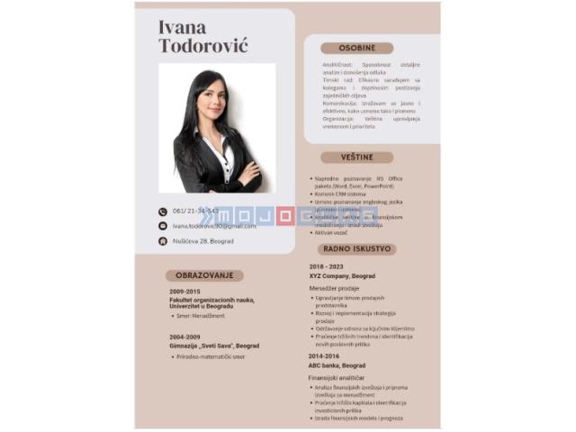 Izrada CV-a i biografije