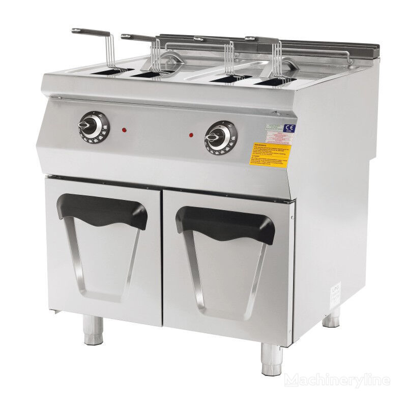 Fritadeira elétrica 24+24 Litros 2x18kW 800x900x850mm friteza