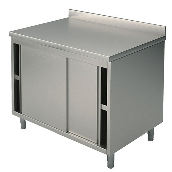 Armário de inox com portas de correr 1800x700x850mm radni sto od nerđajućeg čelika