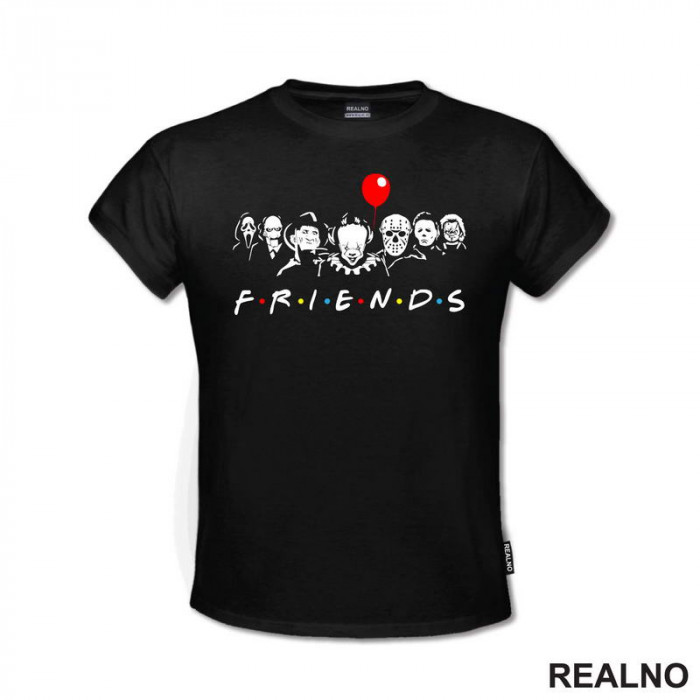 FRIENDS LOGO - HORROR - MAJICA