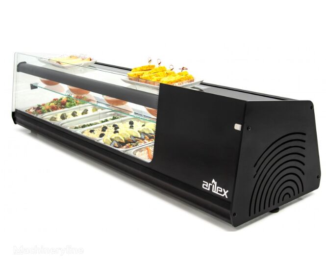 Arilex Vitrine Refrigerada Bandejas 6 c/3 Níveis GN1/3 Preto rashladna vitrina