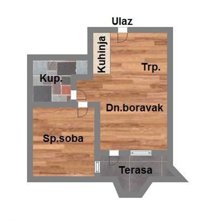 TELEP dvosoban izgradnja 39m2