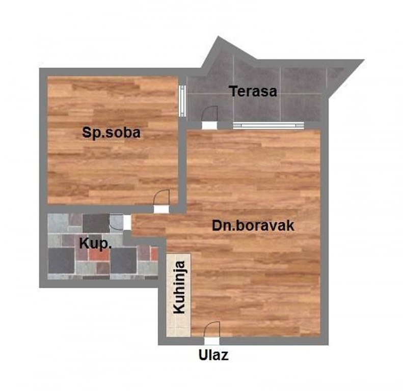 Telep izgradnja dvosoban stan 39m2