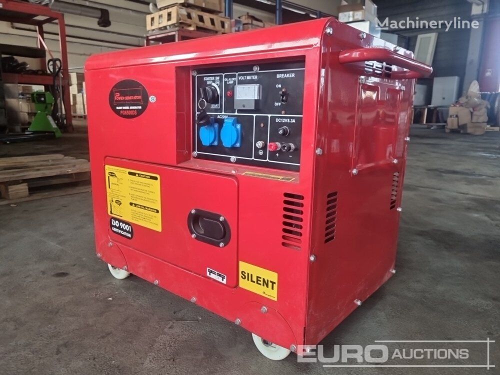 Prodaje se Power Generator PG6500DS Silent Diesel Generator / Generador Por na aukciji